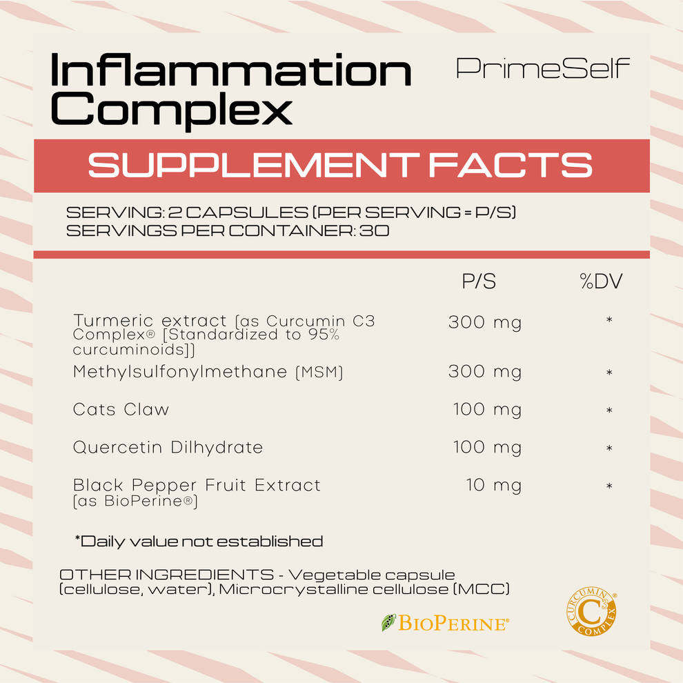 PrimeSelf Inflammation Complex | Joint & Muscle Support