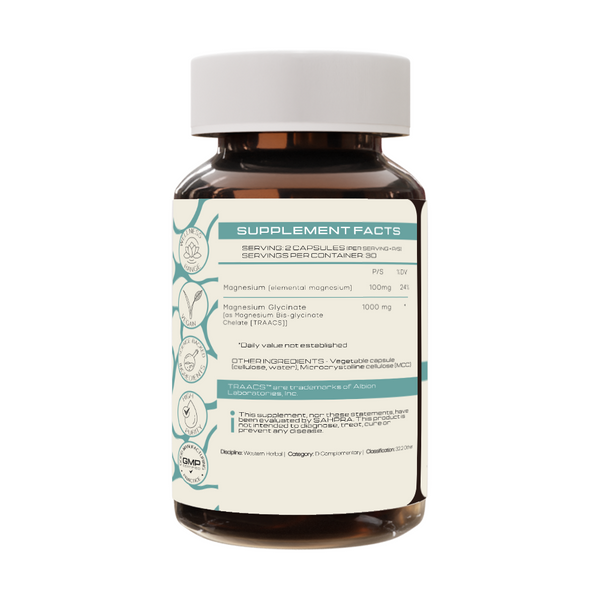 Magnesium Bisglycinate 60 Caps | Sleep & Muscle Recovery – PrimeSelf
