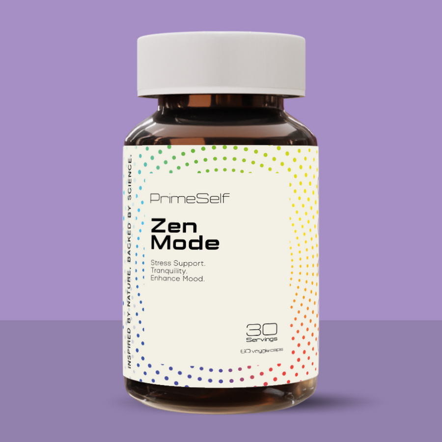 Zen Mode 60 Caps | Relaxation & Mood Support | PrimeSelf