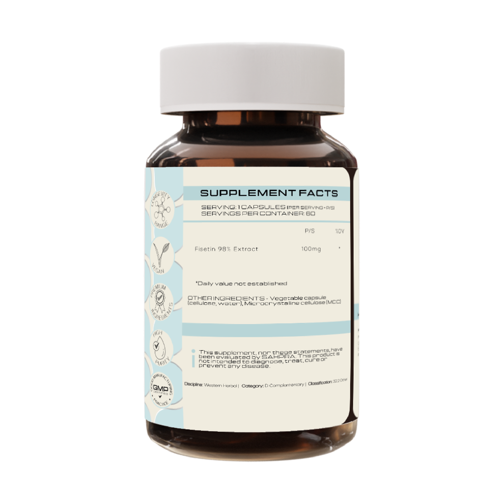 Fisetin 60 Caps | Cellular Health & Longevity – PrimeSelf